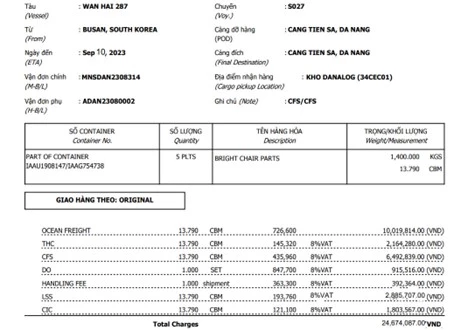 Local charge là gì Các loại phí local charge cần biết