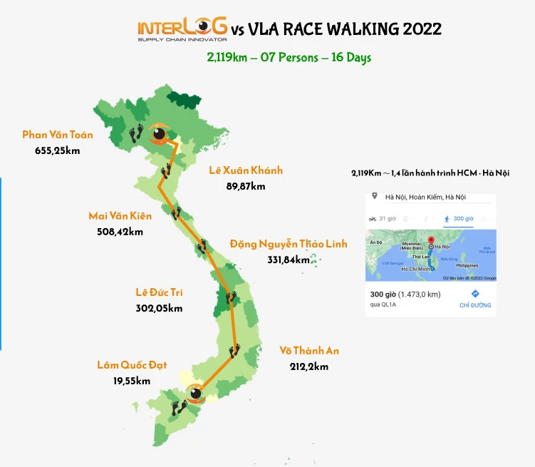 InterLOG wins second prize at VLA Race Walking Together for LCI 2022
