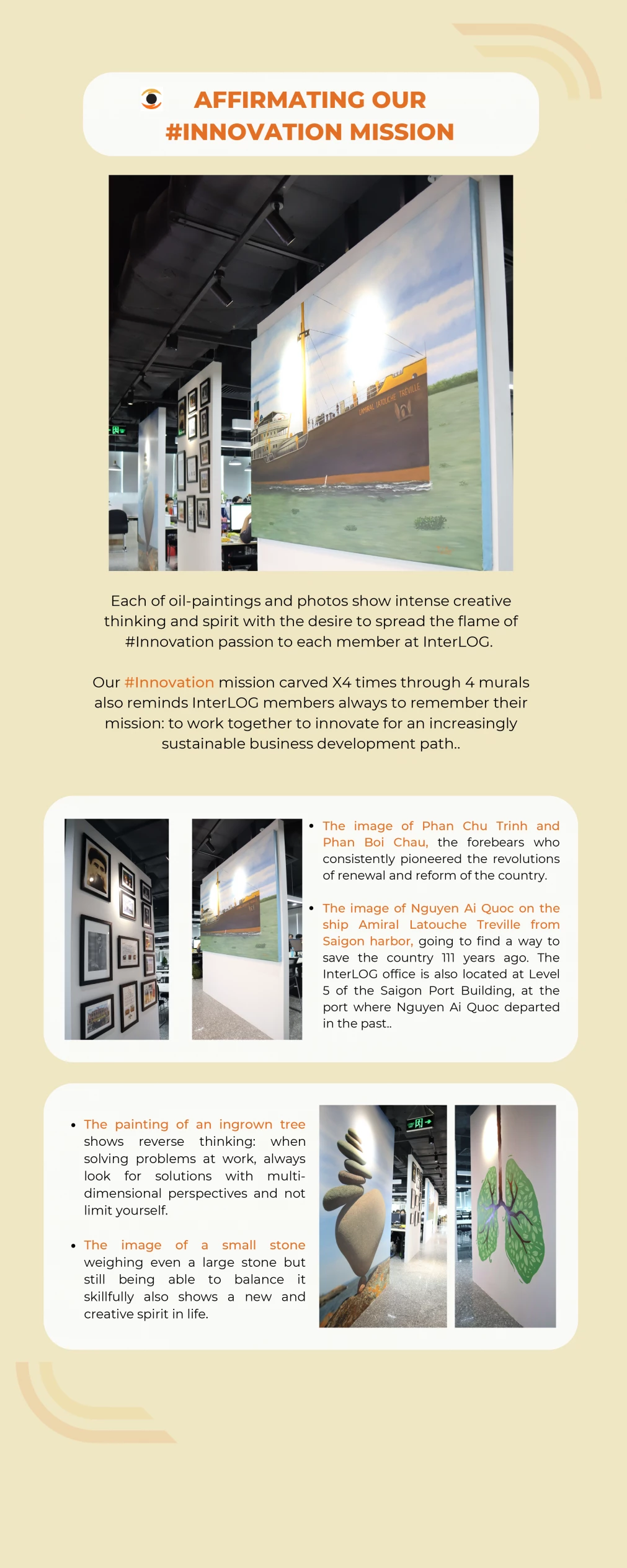 InterLOG inspires workspace with E.S.G and Innovation mission